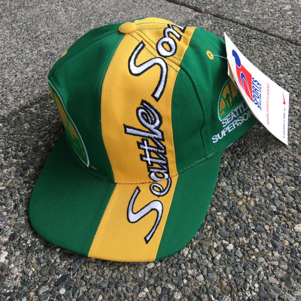 Seattle SuperSonics Sports Specialties Script Hat - VintageSportsGear